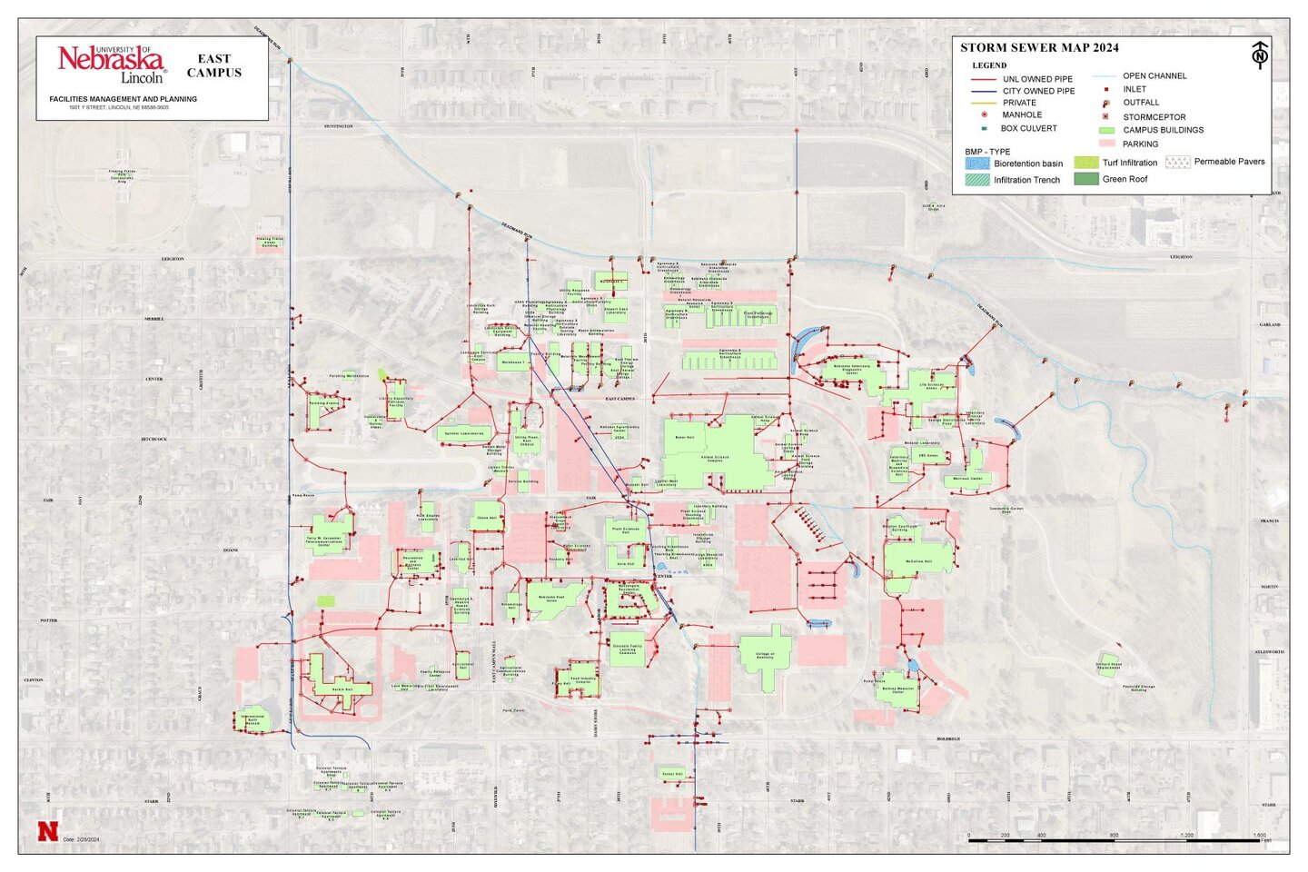 Stormwater Management at UNL | Environmental Health & Safety | Nebraska
