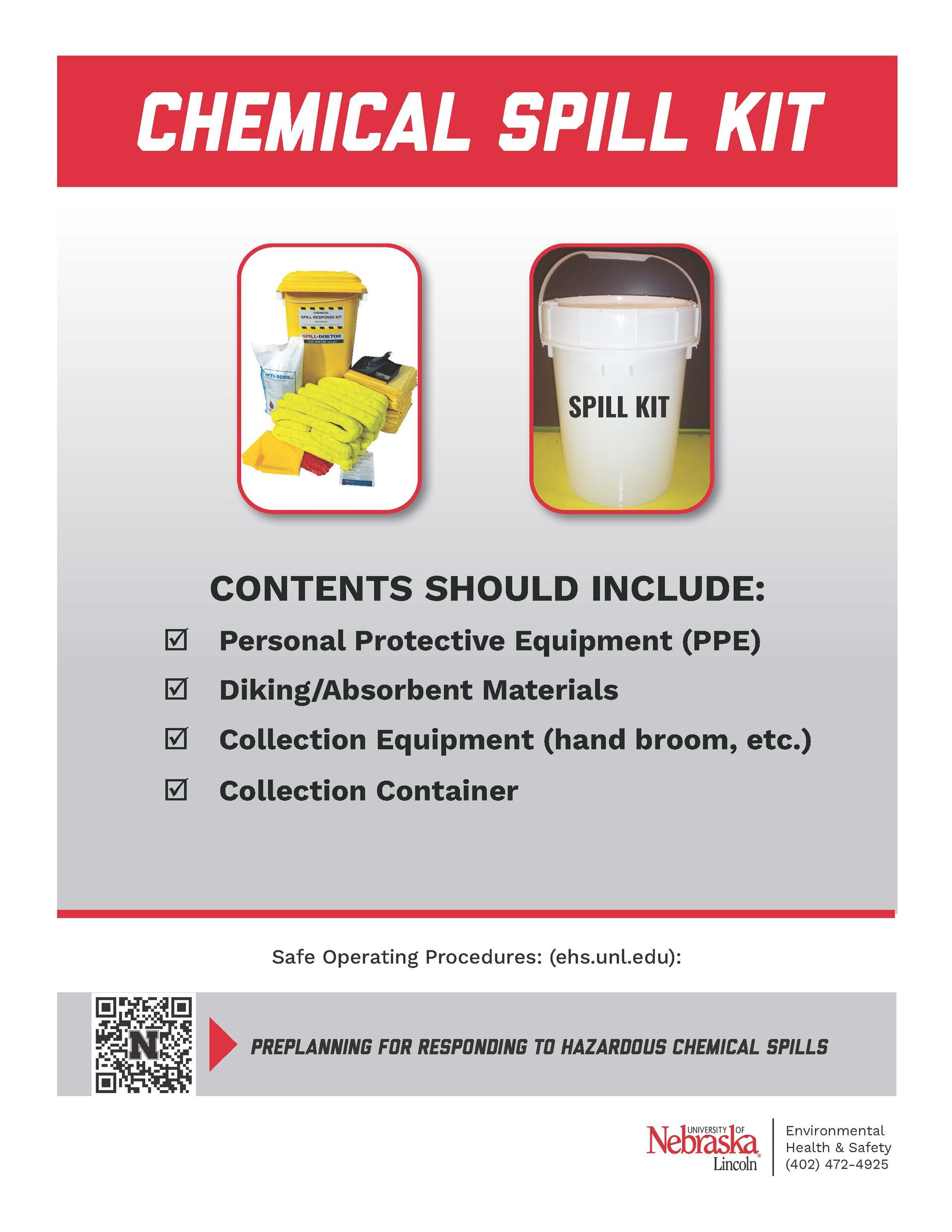 Safety Posters | Environmental Health & Safety | Nebraska