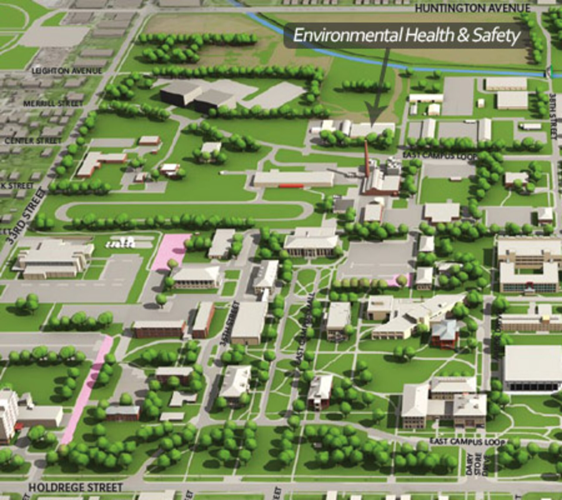 Directions/Map | Environmental Health & Safety | Nebraska