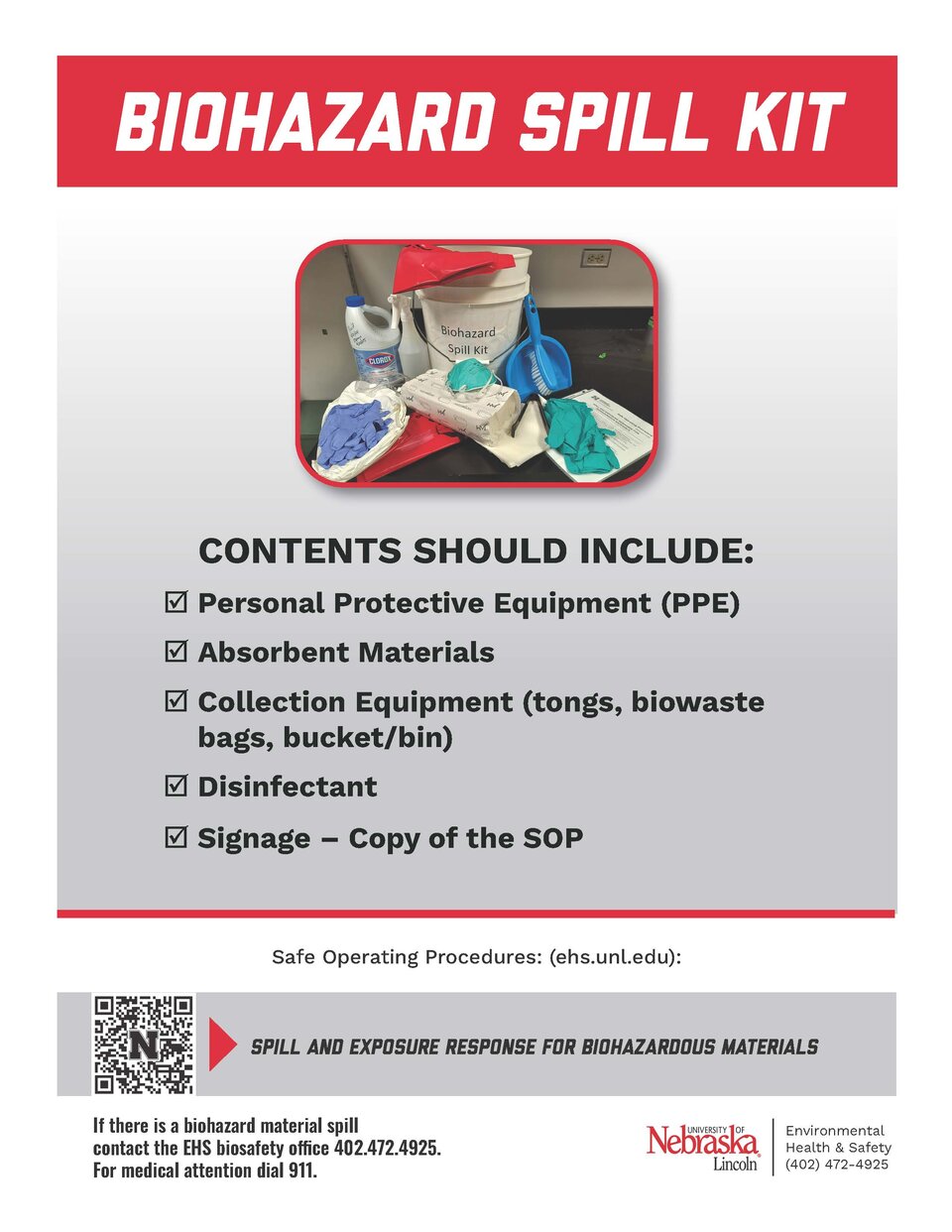 Safety Posters | Environmental Health & Safety | Nebraska